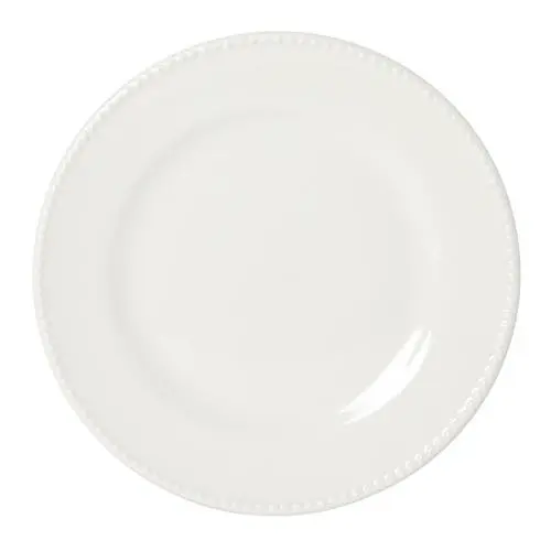 GIBSON HOME Caviara 12-piece Beaded Rim Porcelain Dinnerware Set