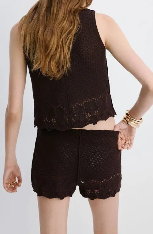 Mango Open Stitch Sweater Vest