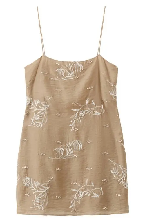 Mango Embroidered Minidress