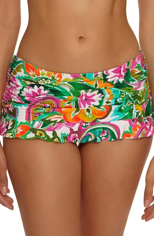 BECCA By Rebecca Virtue La Vie Skirted Bikini Bottoms
