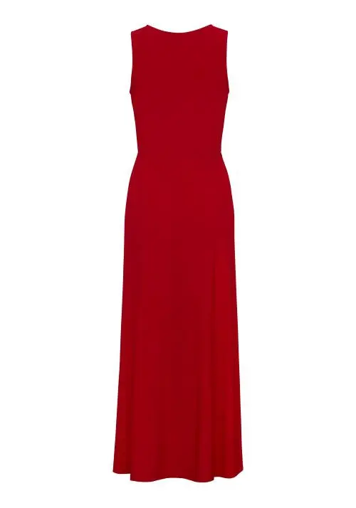 LASCANA Ruched Bodice Maxi Dress