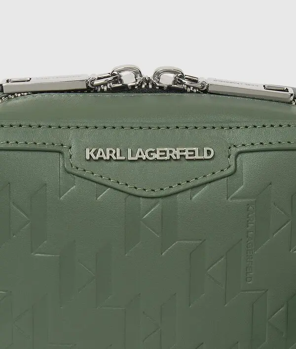 Karl Lagerfeld K/loom Leather Crossbody Bag