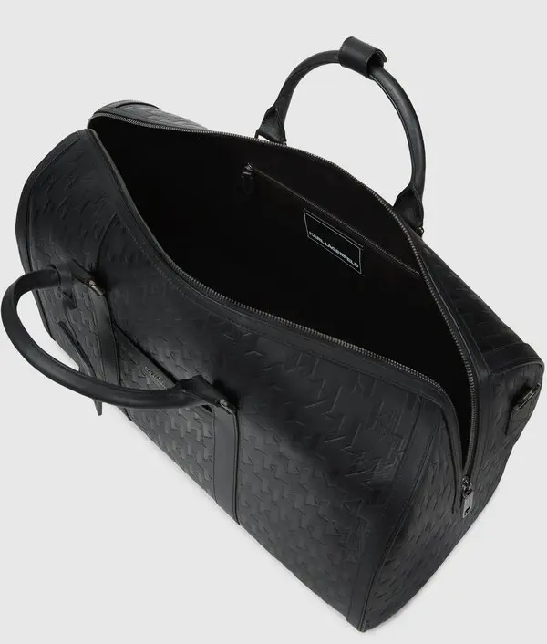 Karl Lagerfeld K/loom Leather Weekender Bag