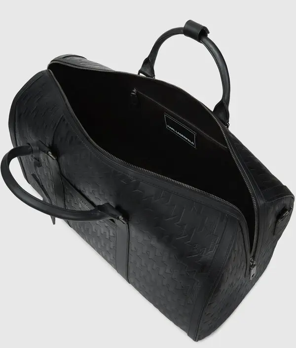 Karl Lagerfeld K/loom Leather Weekender Bag