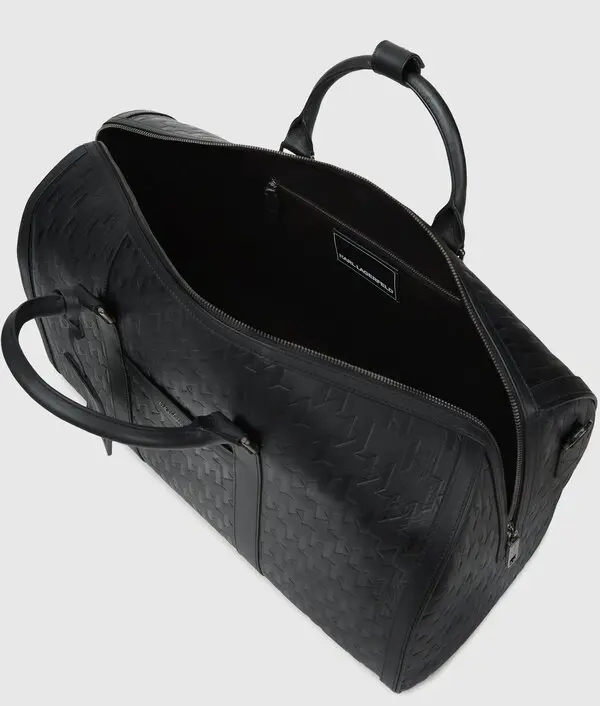 Karl Lagerfeld K/loom Leather Weekender Bag