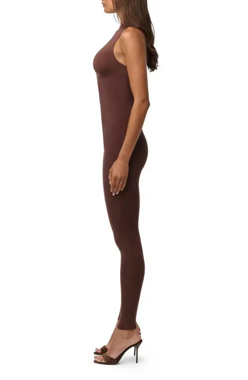 Naked Wardrobe Mock Neck Jumpsuit