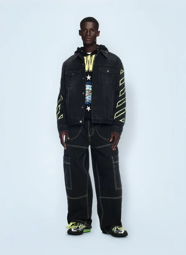 Off-White Irregular Cargo Jeans