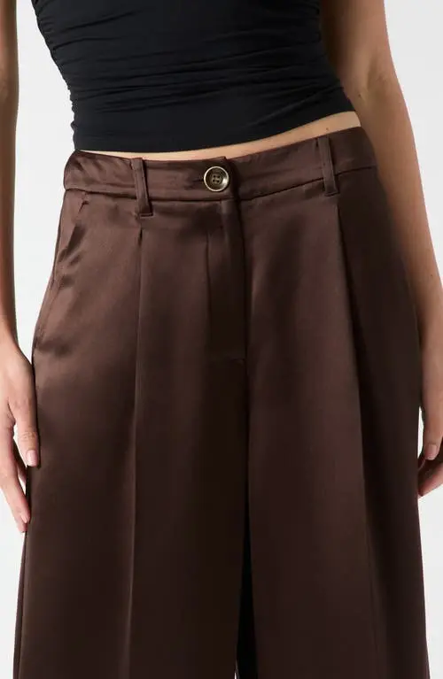 Guess Flora Wide Leg Satin Pants