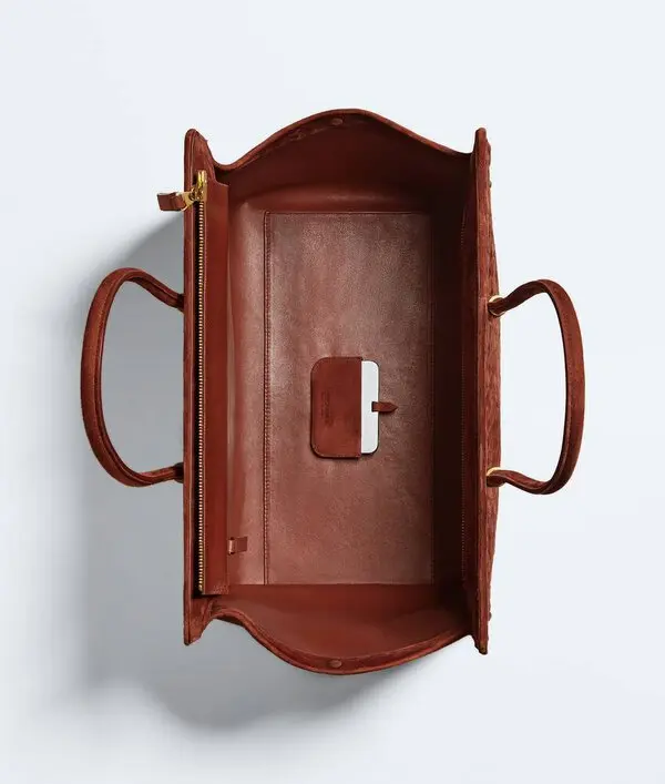 Bottega Veneta Barbara Tote - Rust