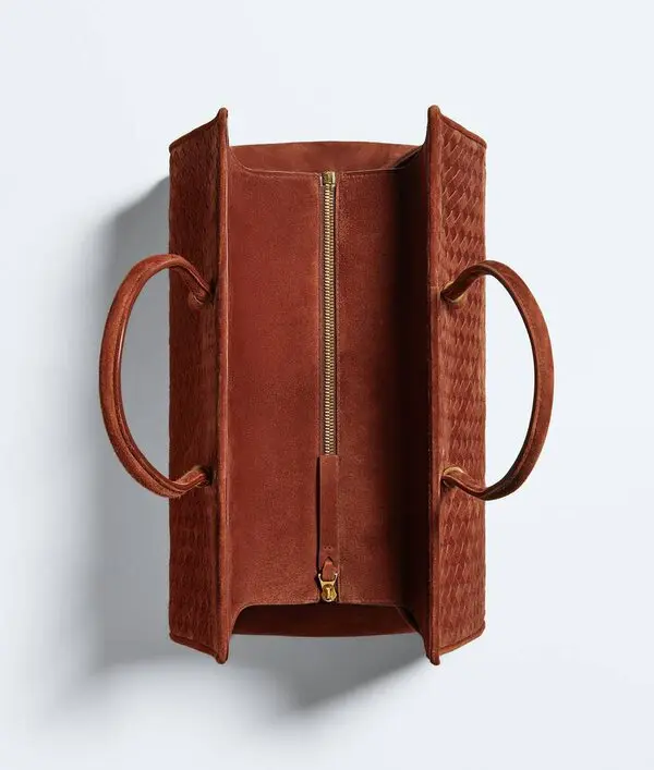Bottega Veneta Barbara Tote - Rust