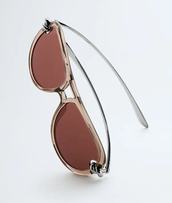 Bottega Veneta Knot Aviator Sunglasses