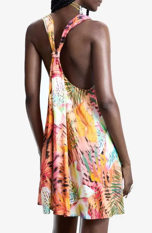 Desigual Mixed Print Romper