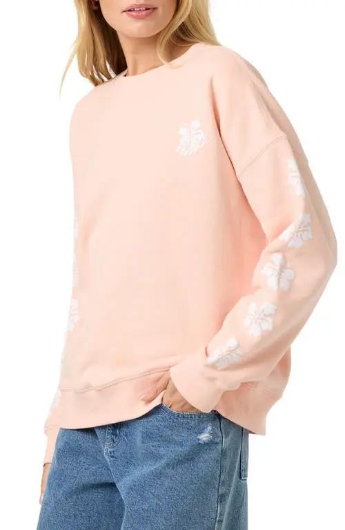 O'Neill Mini Hibis Hawaii Oversized Graphic Sweatshirt