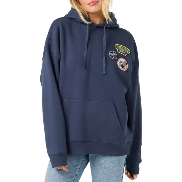 O'Neill Patches Oversized Hoodie - Navy