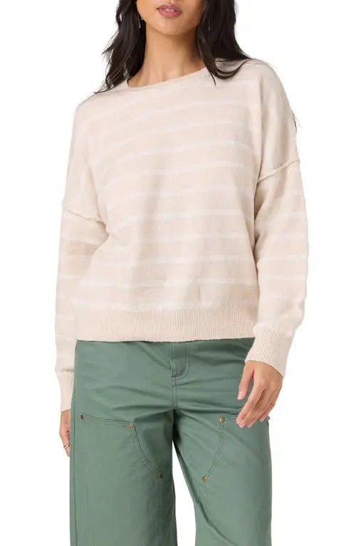 O'Neill Kari Crewneck Sweater With Exposed Seams - Twill