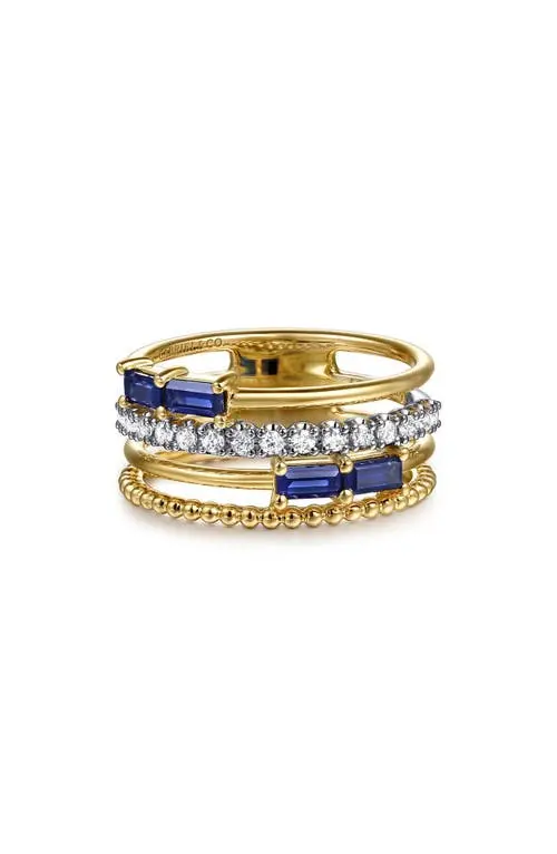 GABRIEL & CO. Bujukan Two-tone 14k Gold