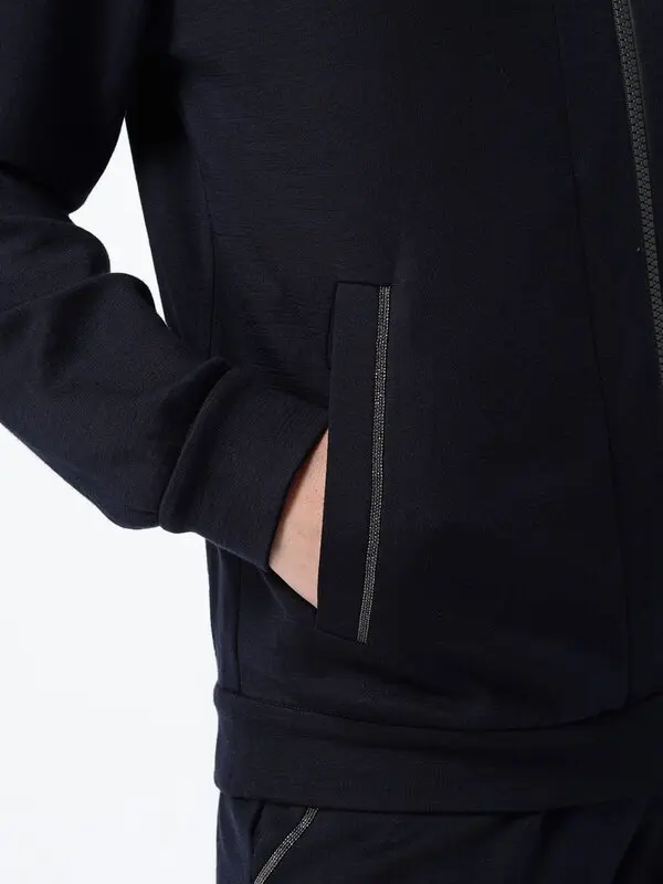 Brunello Cucinelli Cotton Zip-up Hoodie With Monili Embellishment