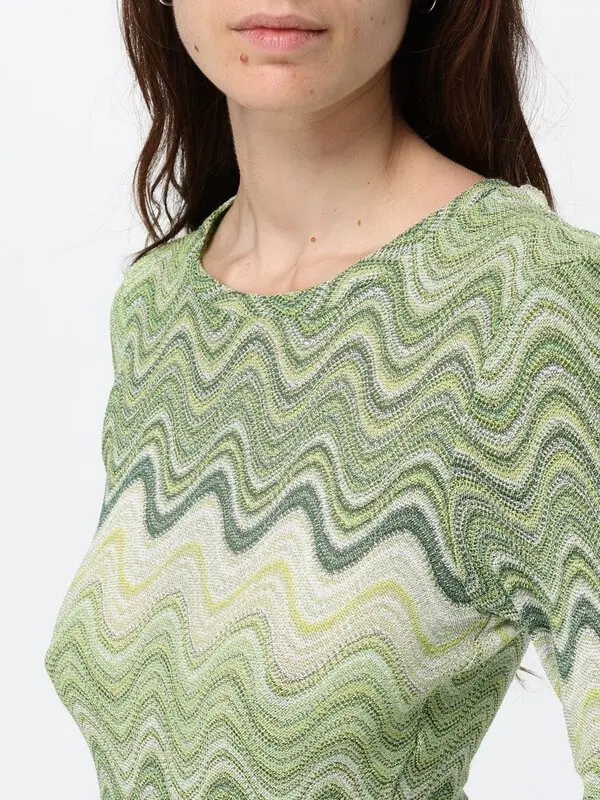 MC2 SAINT BARTH Long Sleeve Printed Dress