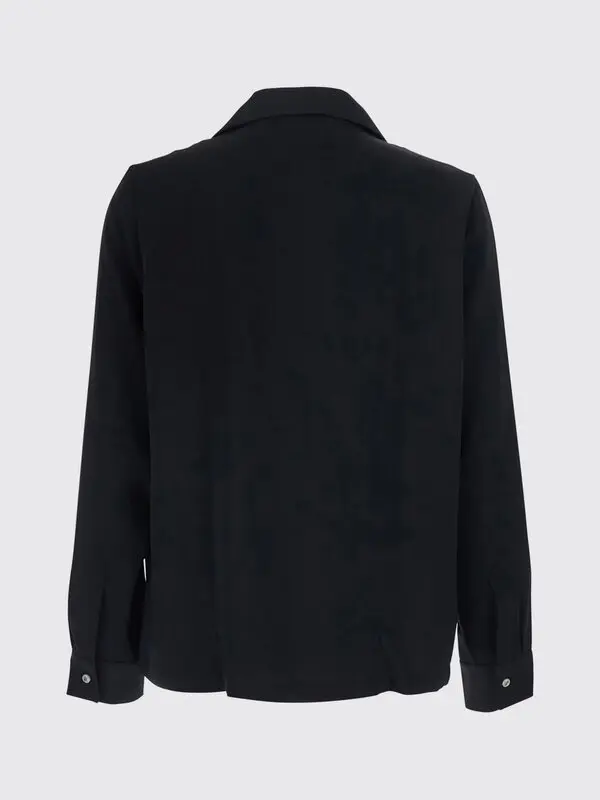 Amiri Long-sleeve Polyester Shirt With Cuban Collar And Flap Pockets