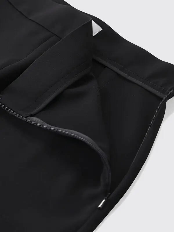 Max Mara High-waisted Wide-leg Crêpe Palazzo Trousers - Black