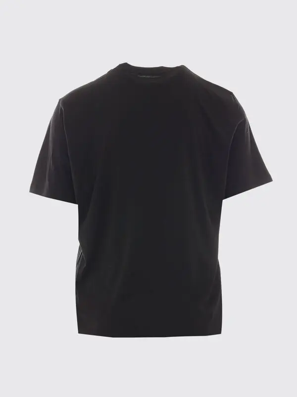 Amiri Drop Shoulder Crewneck T-shirt In Cotton And Modal Blend - Black