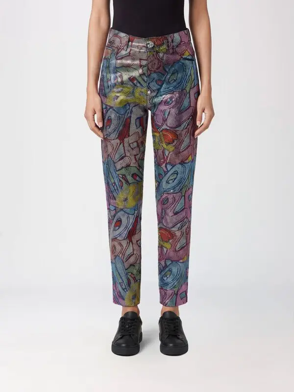 Philipp Plein Embellished Straight Leg Jeans - Blue