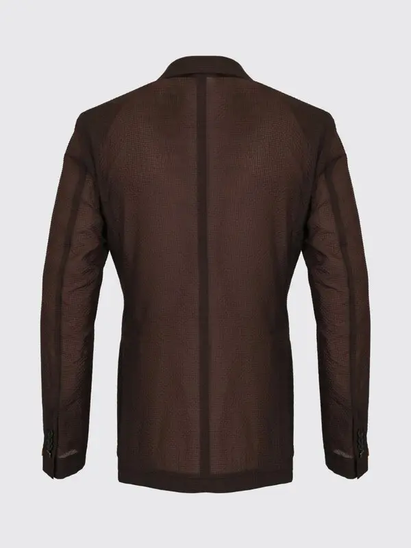Tagliatore Single-breasted Blazer With Peak Lapels And Patch Pockets