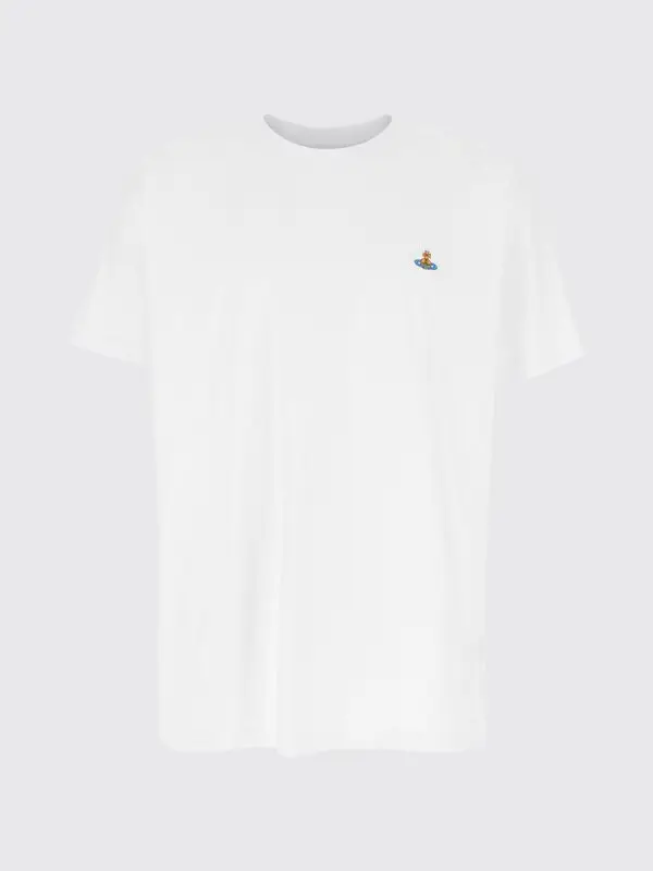 VIVIENNE WESTWOOD Cotton Crewneck T-shirt With Iconic Orb Logo