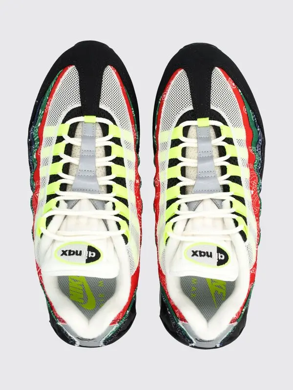 Nike Air Max 95 Big Bubble Mesh Trainers With Multicolour Stripe Pattern
