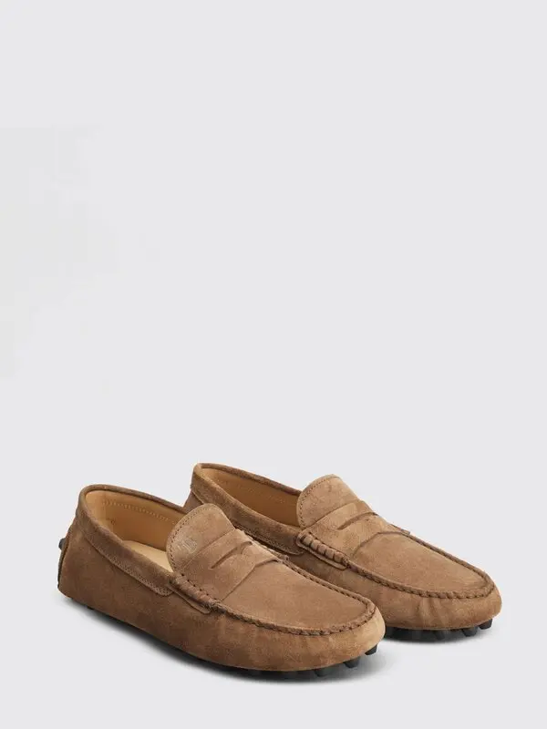 TOD'S Suede Loafers - Brown