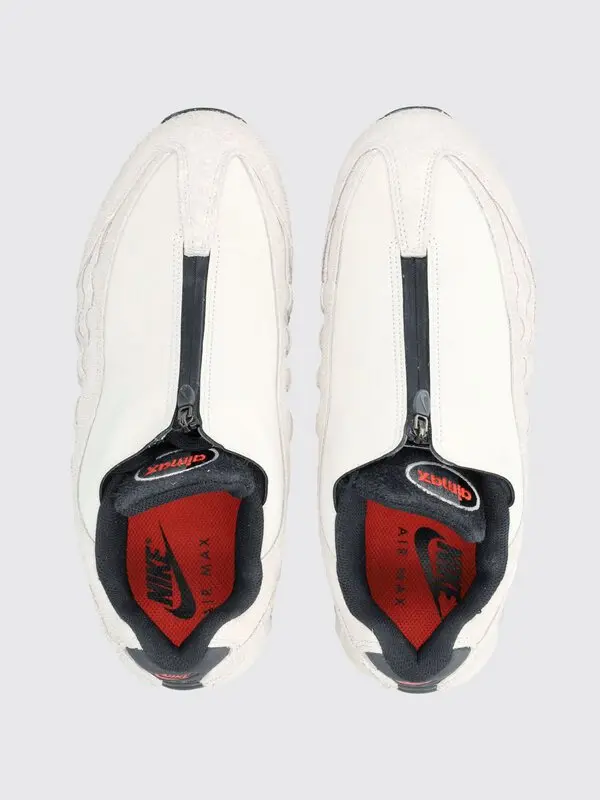 Nike Air Max 95 Zip Leather And Nylon Trainers With Zip Closure And Swoosh Logo
