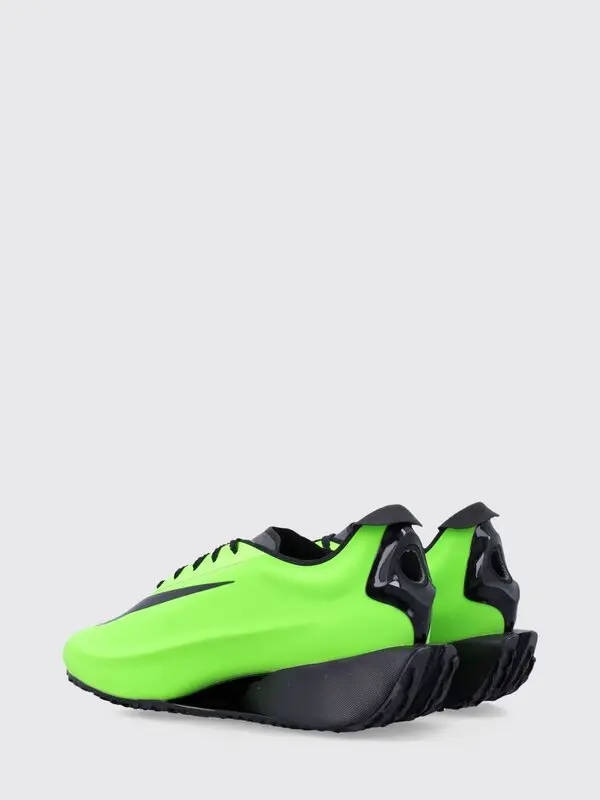 Nike First Sight Leather And Rubber Trainers With Chunky Sole And Swoosh Logo - Green