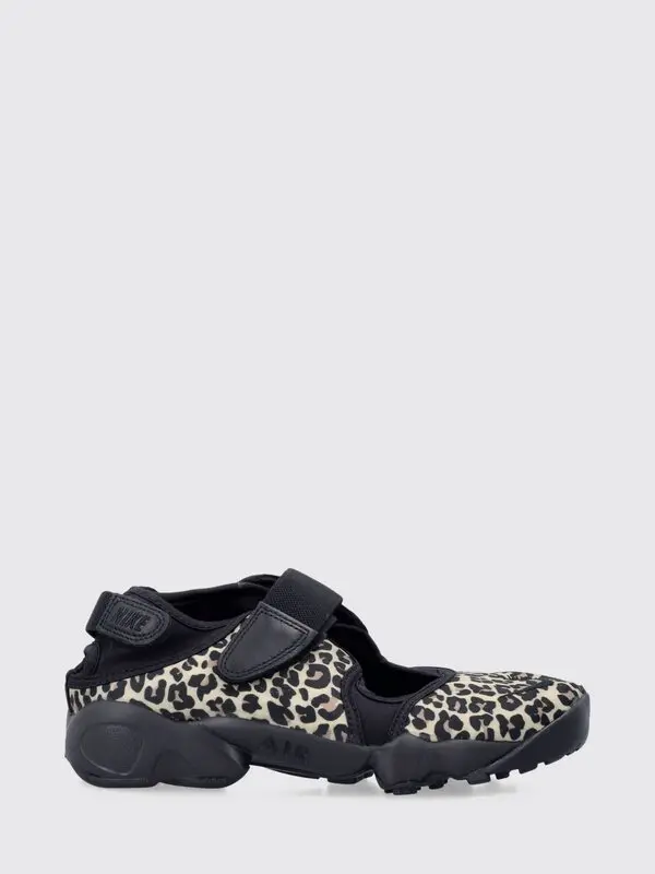 Nike Rift Trainers With Animal Print And Cut-out Tabi Toe - Black