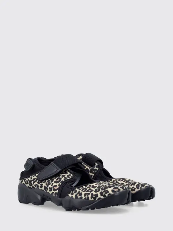 Nike Rift Trainers With Animal Print And Cut-out Tabi Toe - Black
