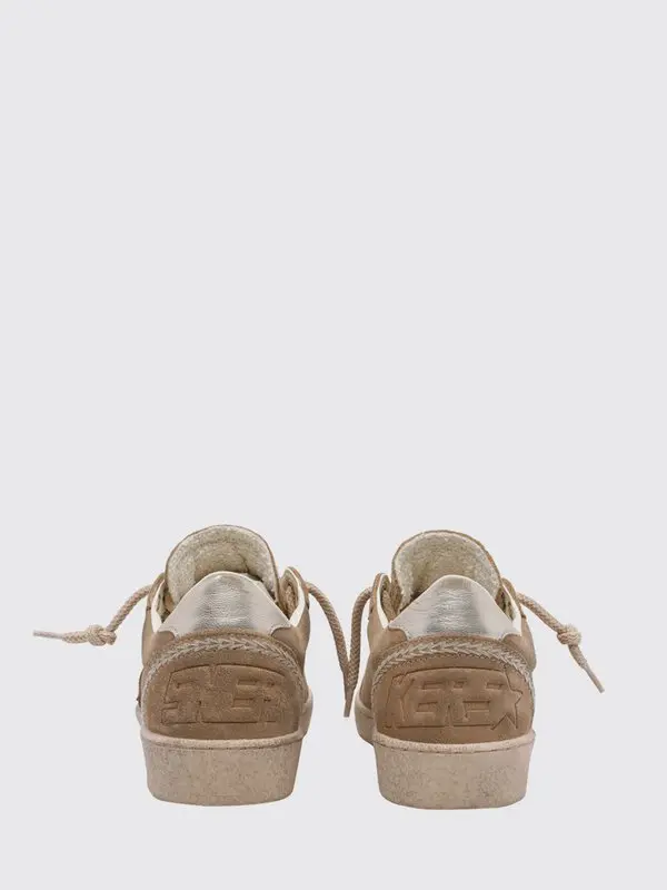 GOLDEN GOOSE Ball Star Distressed Suede Calfskin Low-top Sneakers