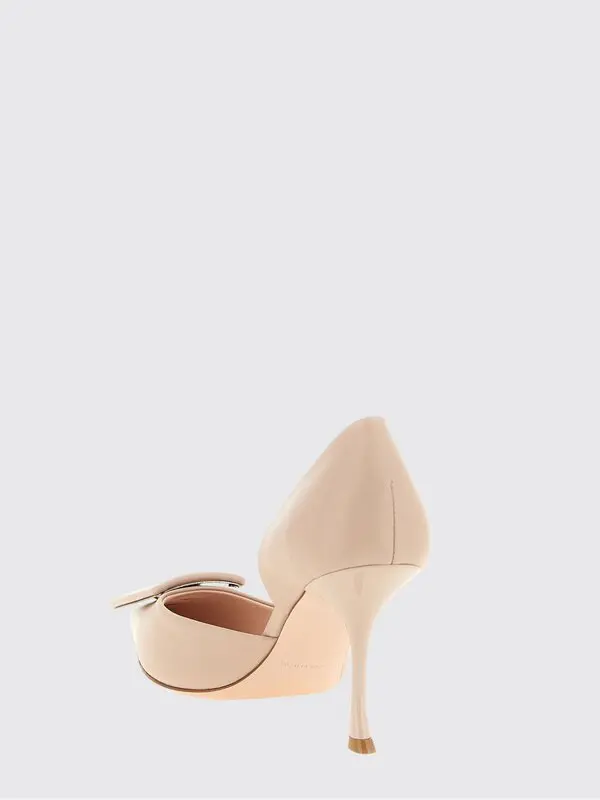 ROGER VIVIER Viv" In The City Leather High Stiletto Heel Pumps - Pink