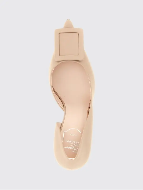 ROGER VIVIER Viv" In The City Leather High Stiletto Heel Pumps - Pink