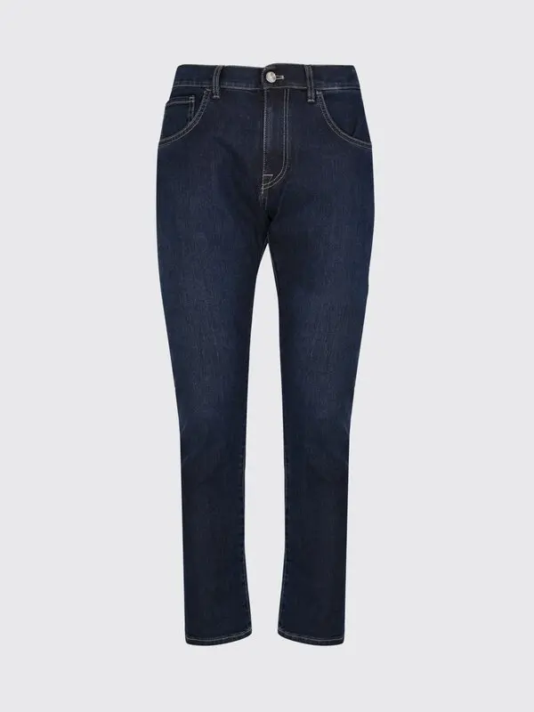 PT TORINO Skinny Fit Jeans In Stretch Cotton And Silk With A Mid-rise Waist
