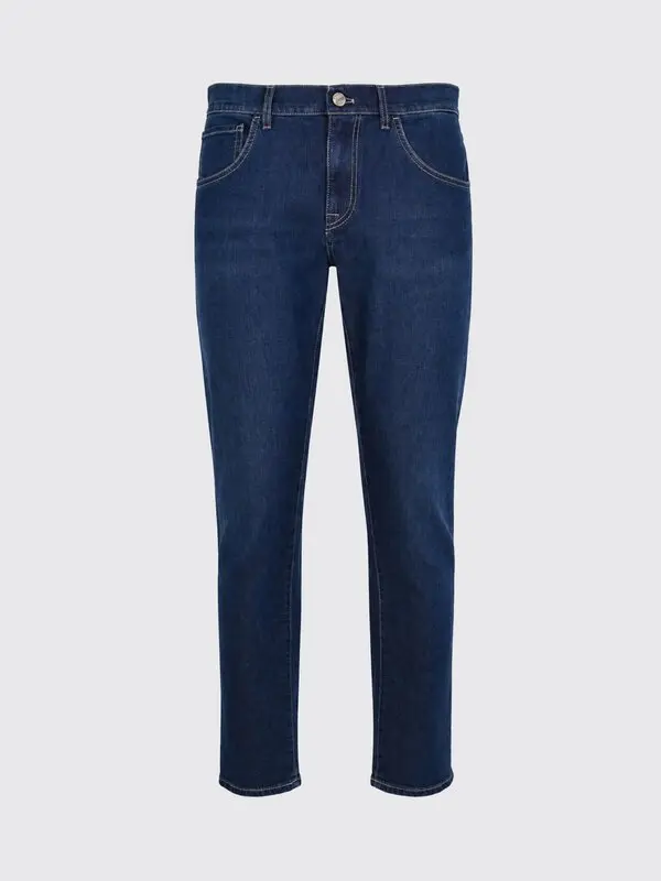 PT TORINO Skinny Fit Jeans In Stretch Cotton And Silk With A Mid-rise Waist