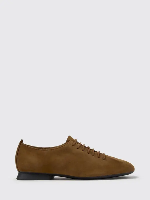 Camper Casi Myra Suede Lace-up Shoes - Brown