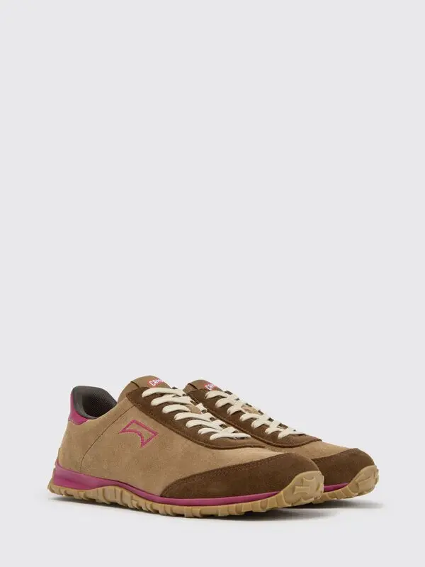 Camper Two-tone Drift Walk Suede Trainers With Vibram Sole