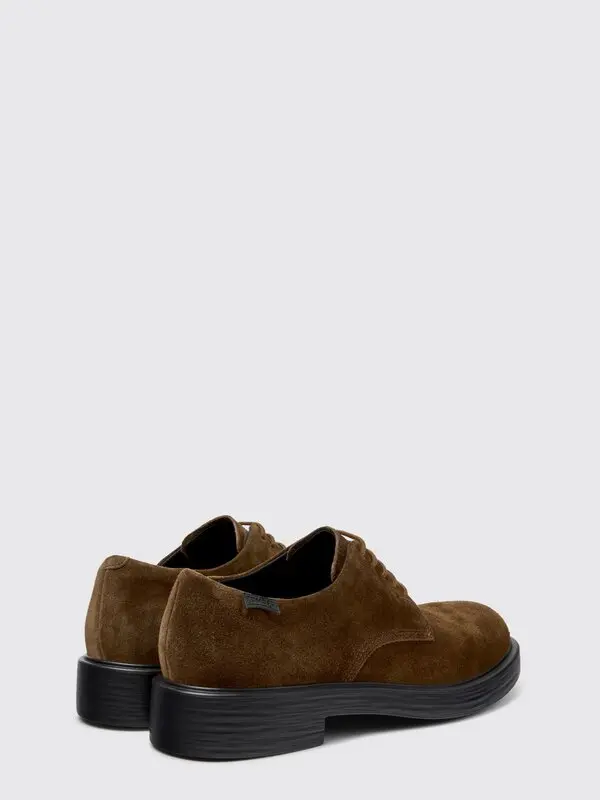 Camper Dean Suede Derby Shoes With Xl Extralight Sole