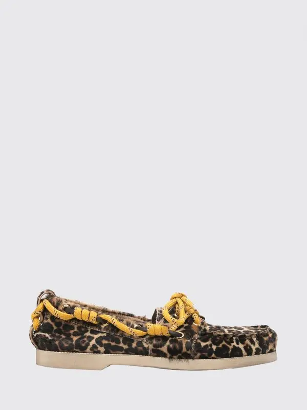 GOLDEN GOOSE Leopard Print Loafer - Brown