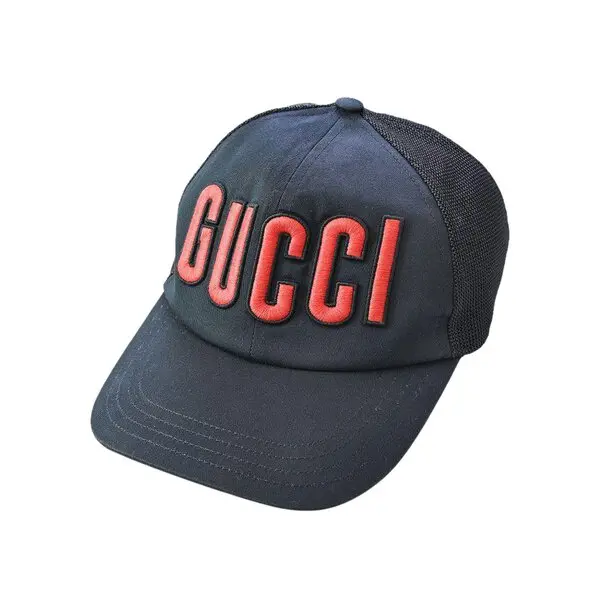 Gucci Embroidered Logo Baseball Cap /red