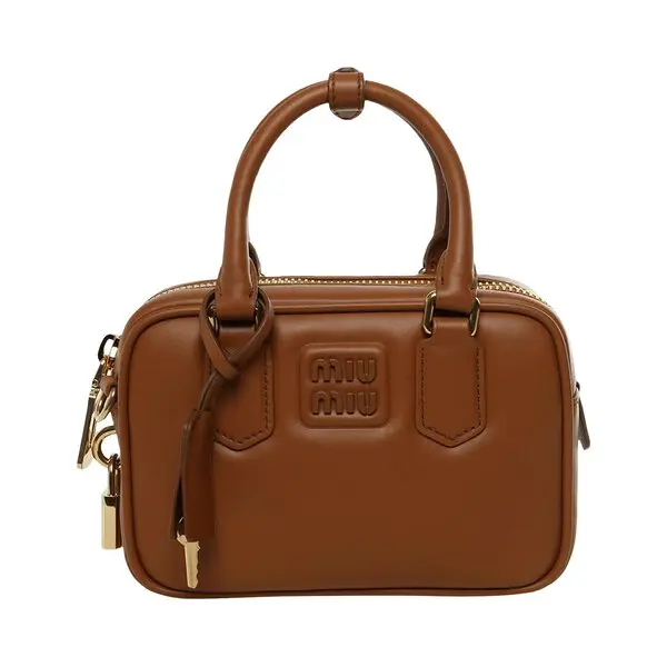 Miu Miu Softy Padded Bag 'cognac - Tan