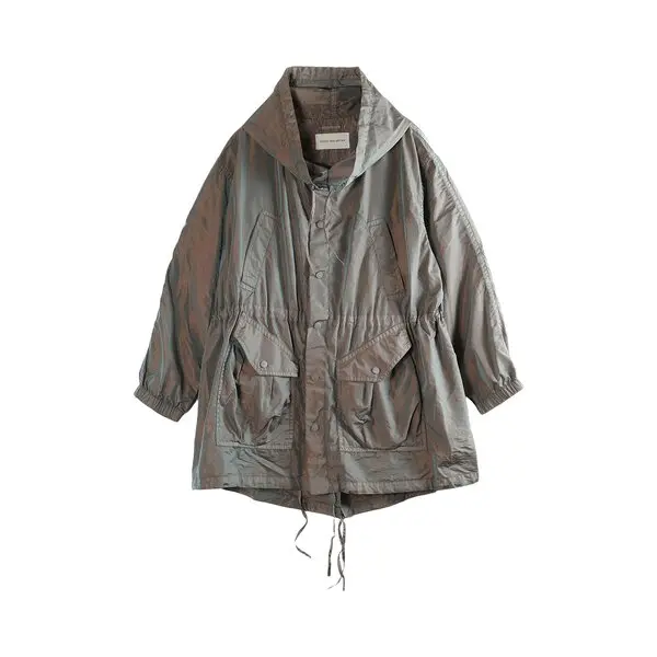 Dries Van Noten Changeant Overdye Jacket 'sky - Blue