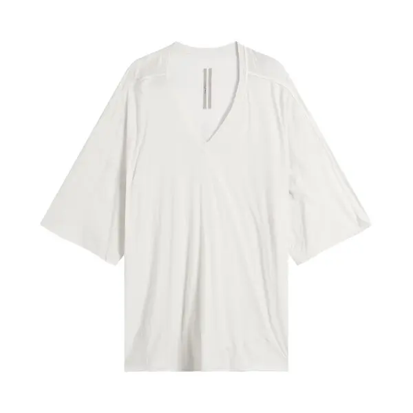Rick Owens V Tommy T-shirt 'milk Wash - White
