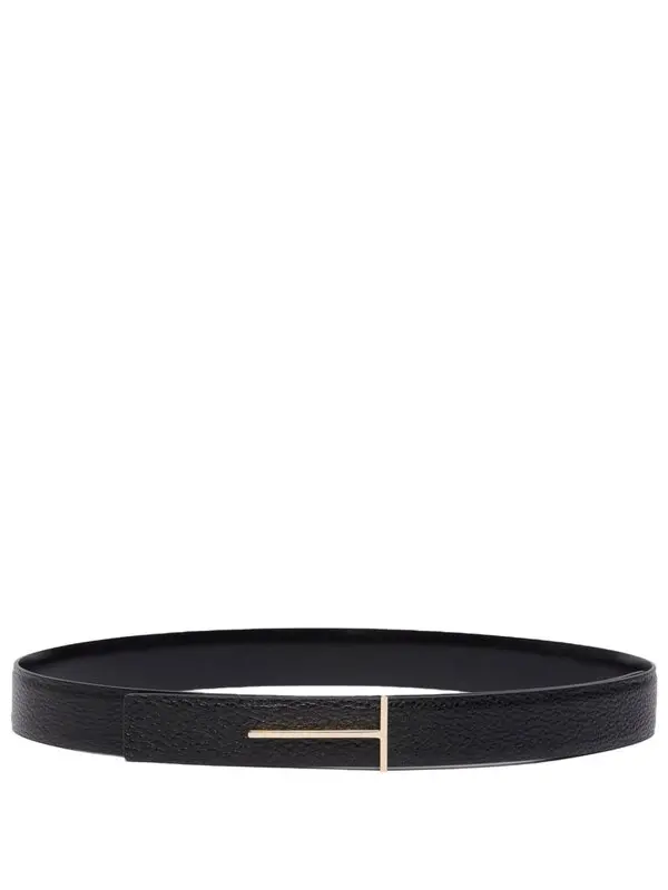 TOM FORD T Logo Belt - Black