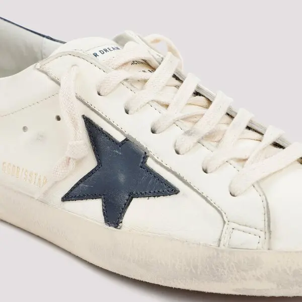 GOLDEN GOOSE Superstar Leather Sneakers With Star Detail - Multicolor
