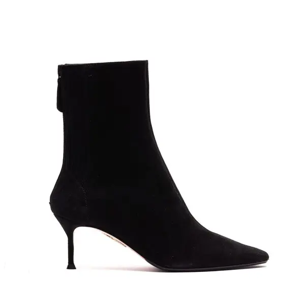 AQUAZZURA Saint Honore Suede Ankle Boots - Multicolor